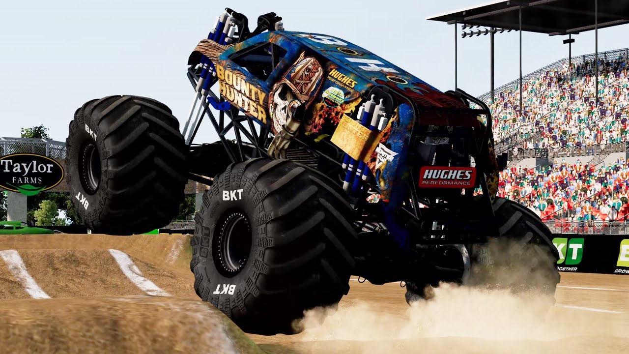 20 Truck Custom Salinas 2023 Freestyle - BeamNG.Drive Monster Jam - YouTube