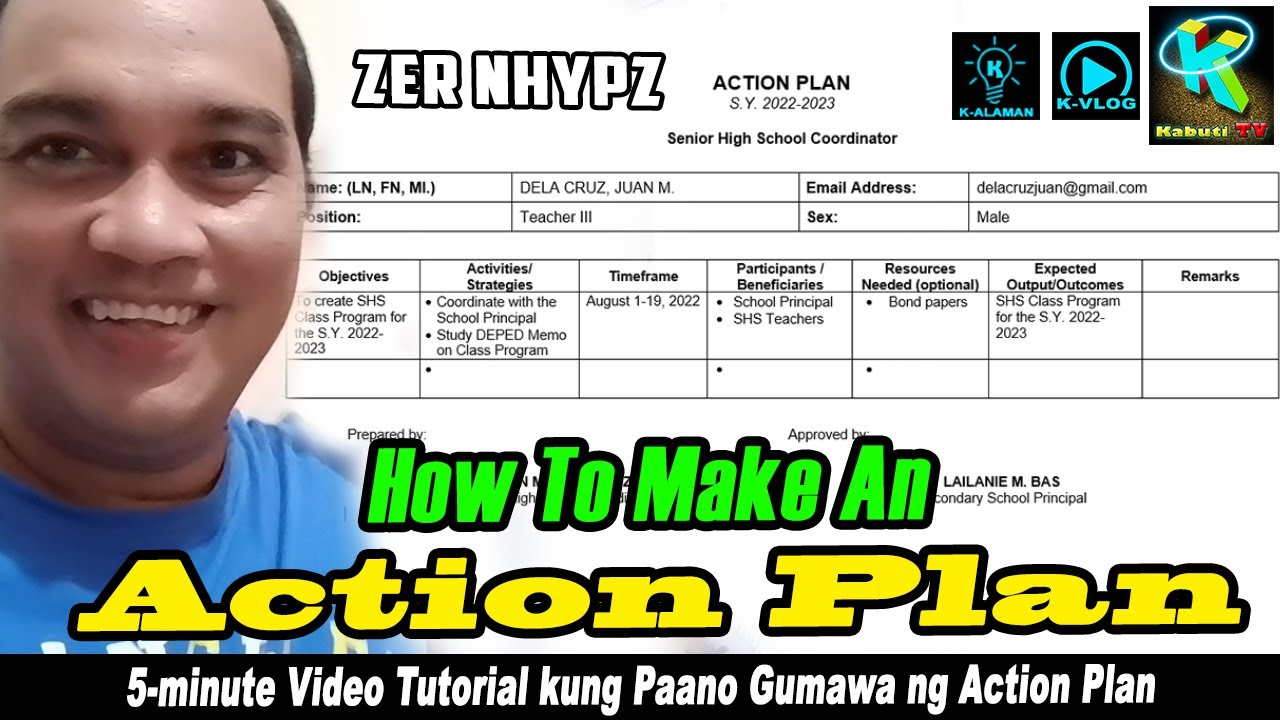 How To Make A DepEd Action Plan 5 minute Video Tutorial Kung Paano how-to-make-a-deped-action-plan-5-minute-video-tutorial-kung-paano