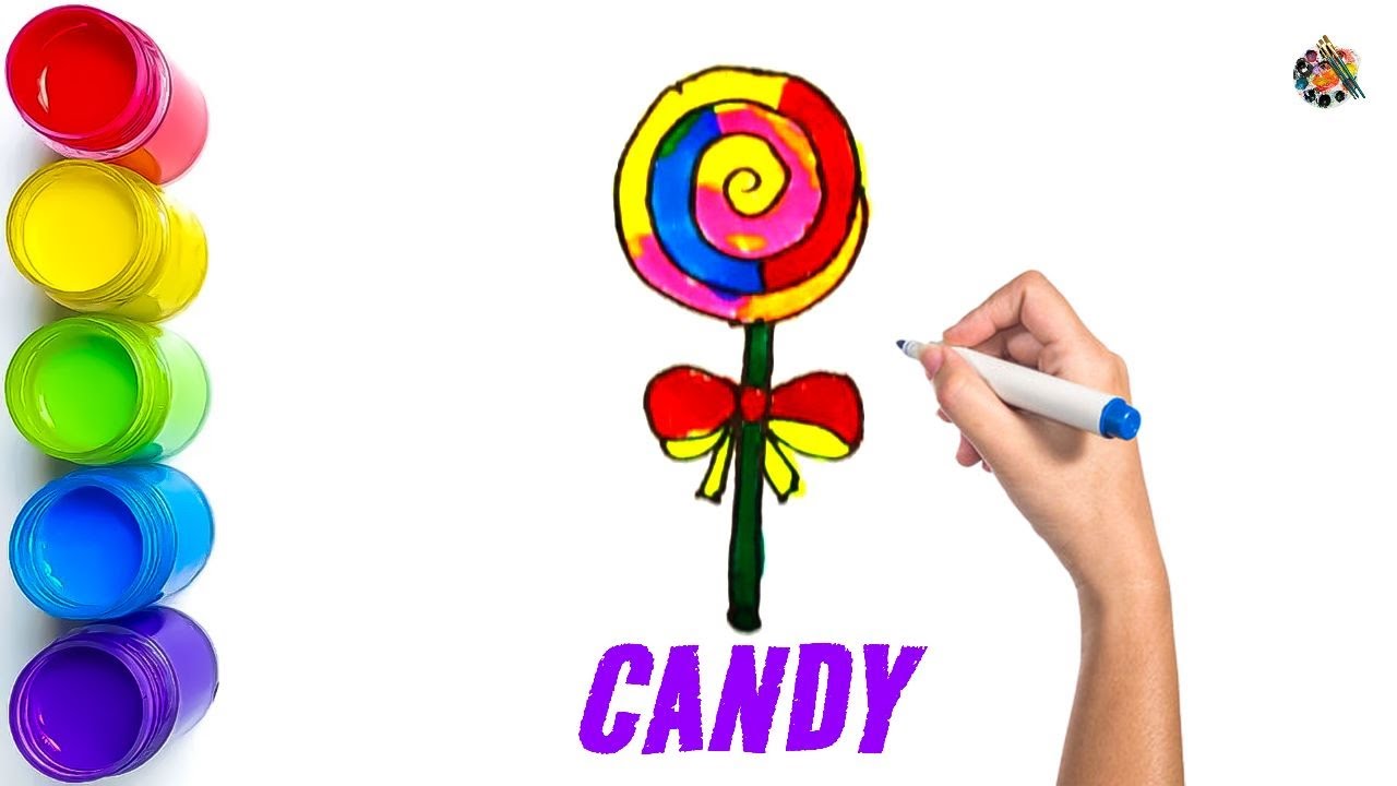Sweet Candy Drawing Tutorial: Learn How to Draw Colorful Candies Step ...
