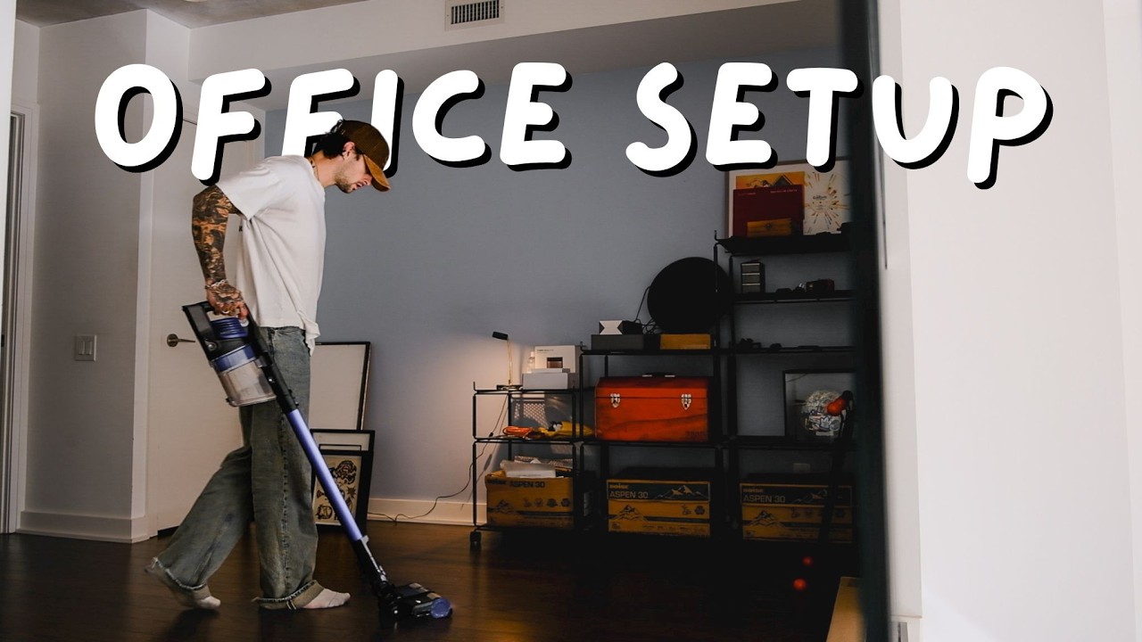 Minimal Desk Setup in my Toronto Loft - Getting the office together PT ...