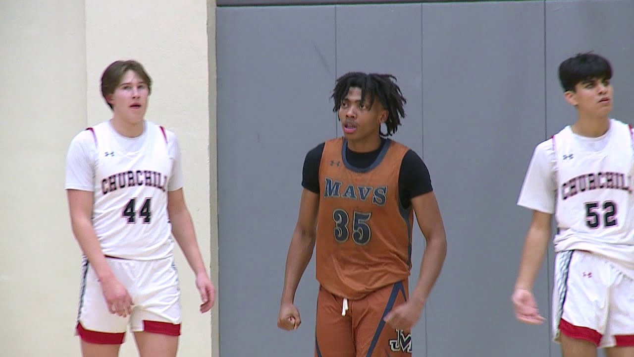 Second half push helps Madison beat Churchill - YouTube