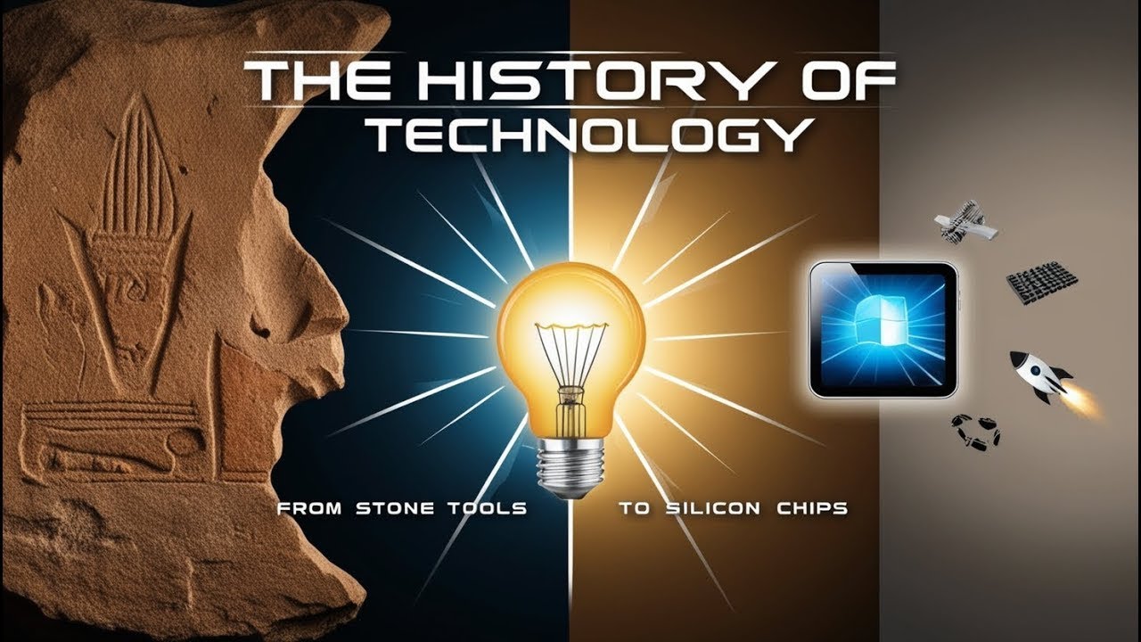 From Stone Tools to Silicon Chips: The Evolution of Technology - YouTube