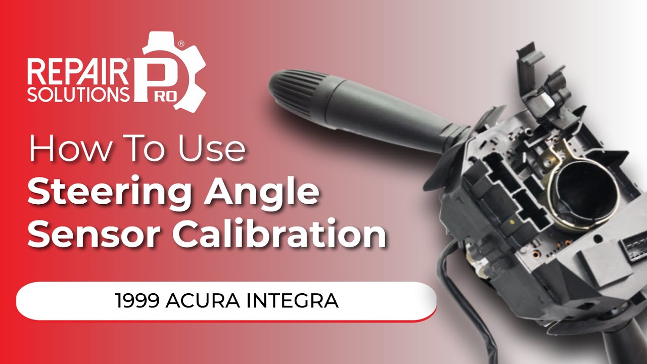 How to Use Steering Angle Sensor Calibration Function on SDS | 1999 ...