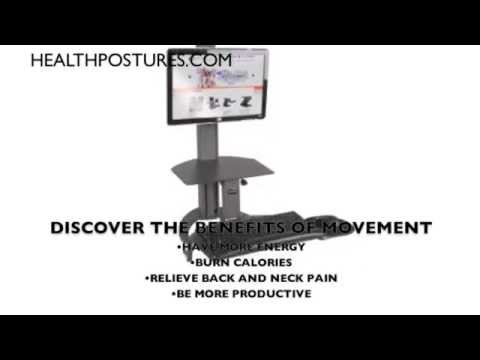 TaskMate Go sit stand adjustable height workstation - YouTube