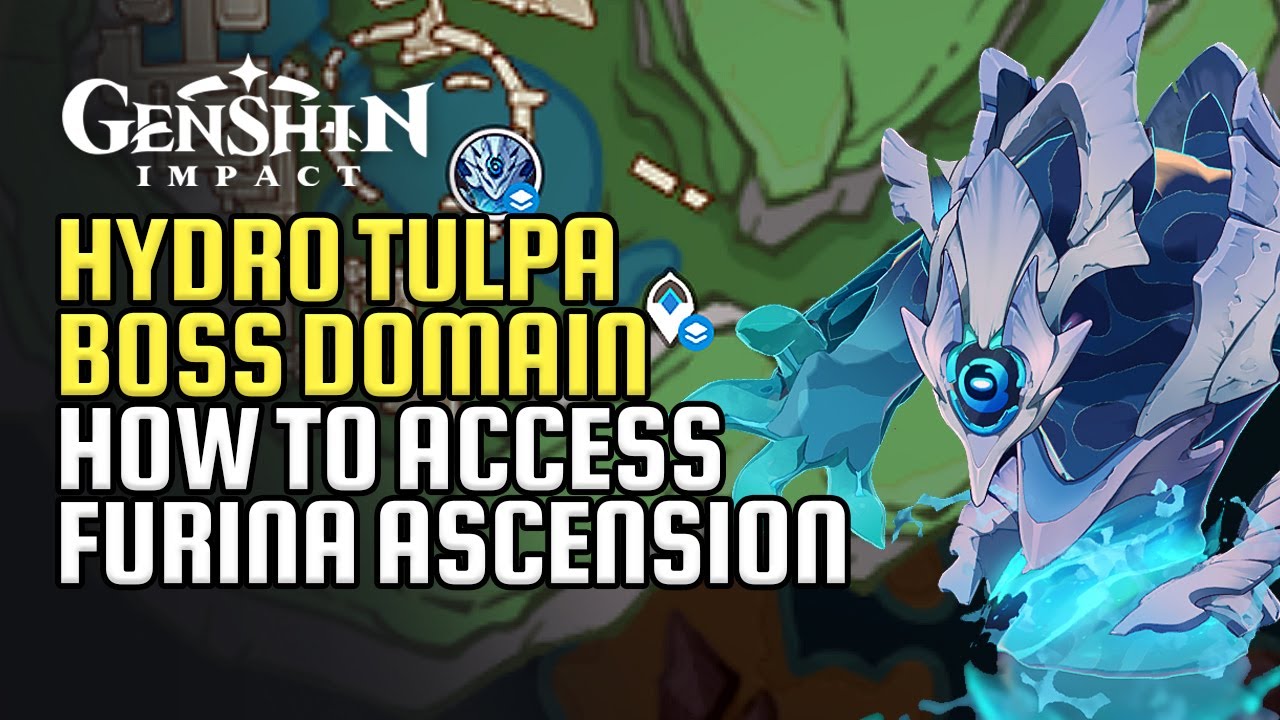 How To Access Hydro Tulpa Boss Domain & Waypoint | Furina Ascension ...