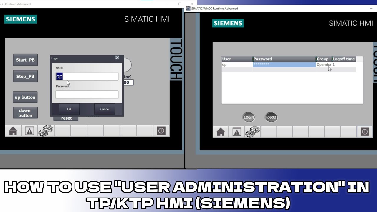 User Administration in TP/KTP HMI I(Hindi)| Narrated by Rajesh Kumar ...