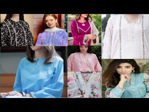 New Trendy kamij neck design with less #Sayfa's fashion - YouTube