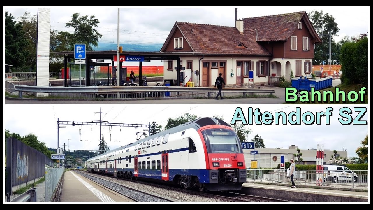 Small Swiss Railway Station / Kleiner Bahnhof Altendorf SZ, Kantons ...