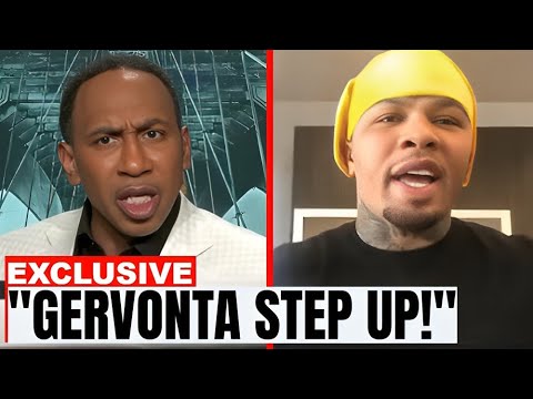 Stephen A. Smith DEMANDS Gervonta Davis To SIGN Lamont Rematch Contract ...