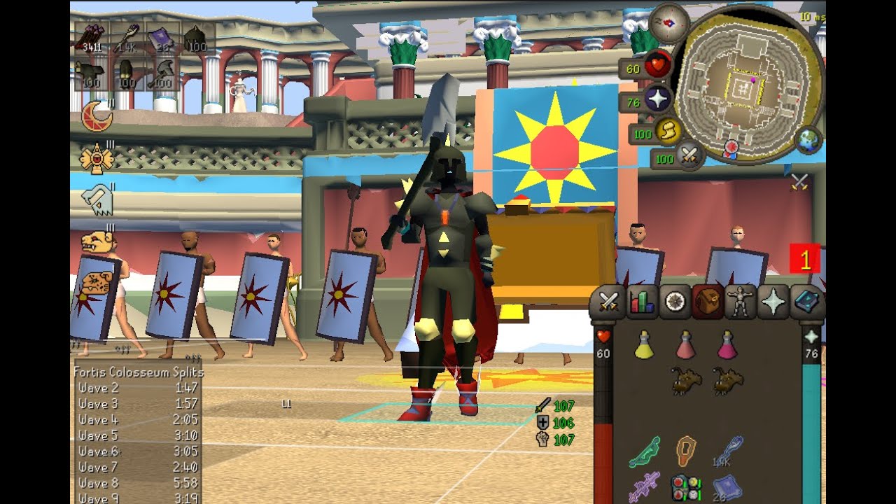 Full Dharok's vs Sol Heredit - Corner L Method (60hp | OSRS Colosseum ...