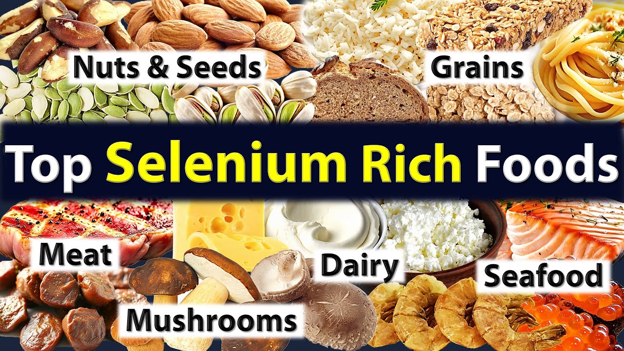 Top Selenium Rich Foods – Nuts, Seeds, Beans, Mushrooms, Dairy, Meat ...