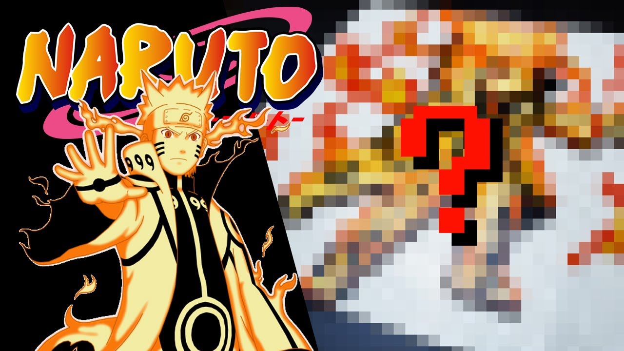 Naruto - Uzumaki Naruto Kurama Mode Sprite [Nano Block] [Pixel Art] # ...