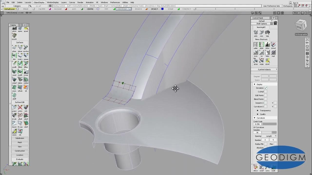 Autodesk Alias Tutorial: Wheel PART 11 - YouTube