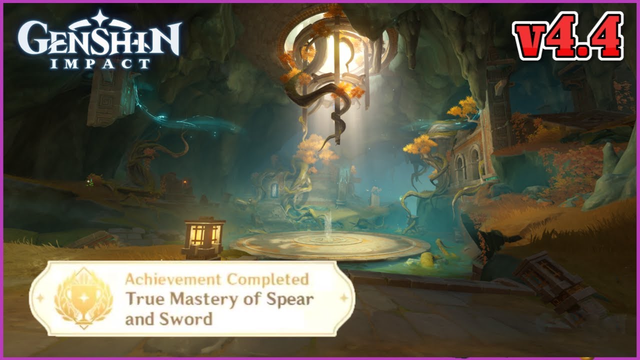 True Mastery of Spear and Sword | Hidden Achievement | v4.4 Guide | Genshin Impact - YouTube