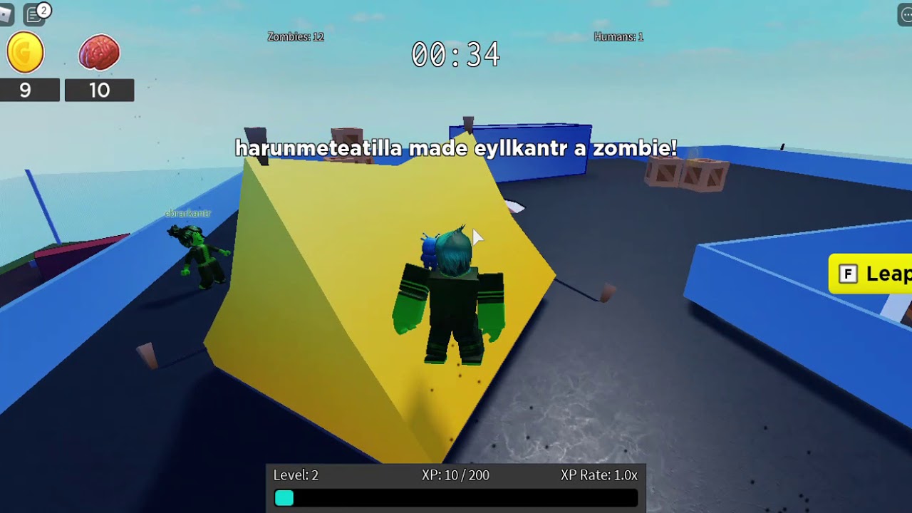 Yakalandım Roblox Zombie Tag - YouTube