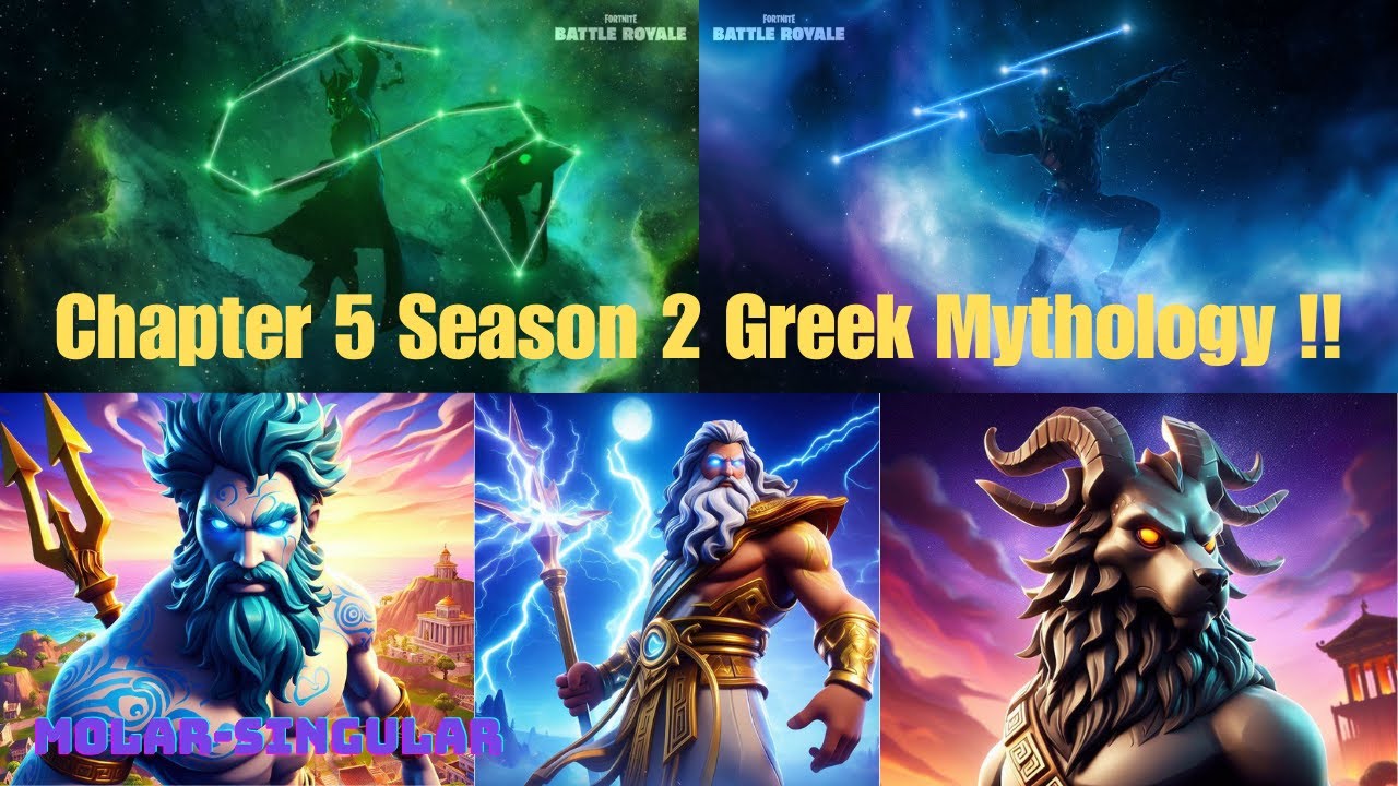 Fortnite Chapter 5 Season 2 Greek Mythology! Rumored Characters and New ...