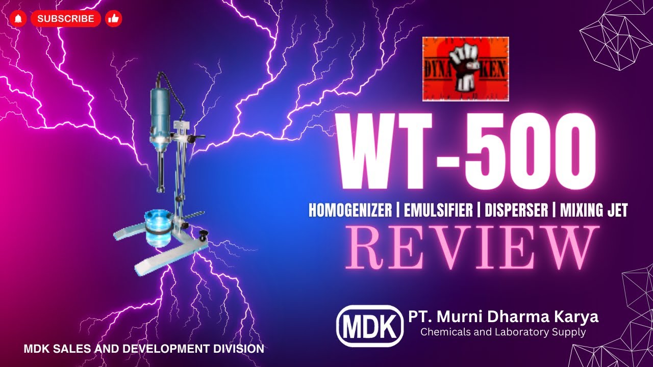 DYNA-KEN WT-500 Review | Homogenizer | Emulsifier | Disperser | Mixing ...