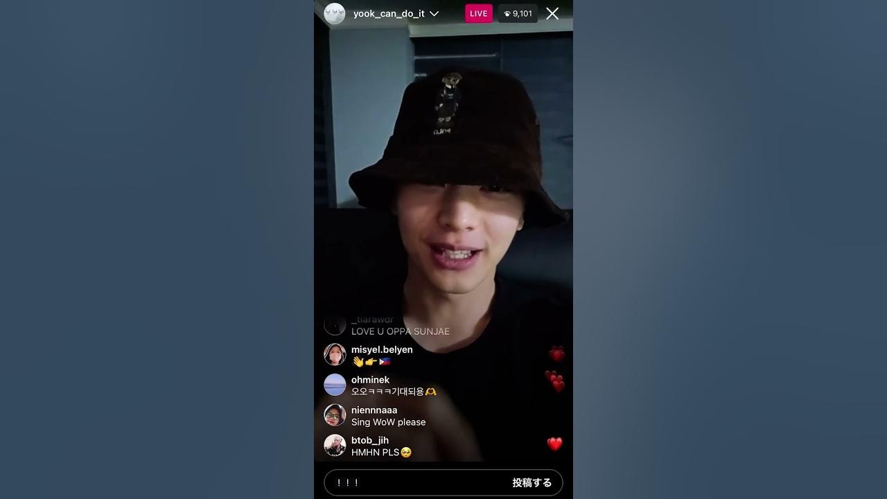 btob ユク•ソンジェの3月11日のライブ！フル - YouTube