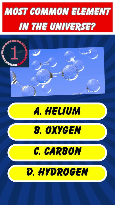 Can You Guess the Most Common Element in the Universe? #shorts # ...