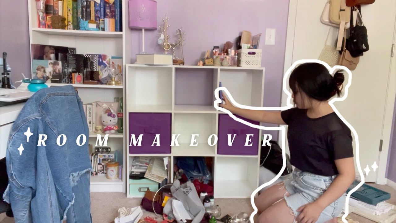 Room Makeover | cleaning & reorganizing - YouTube