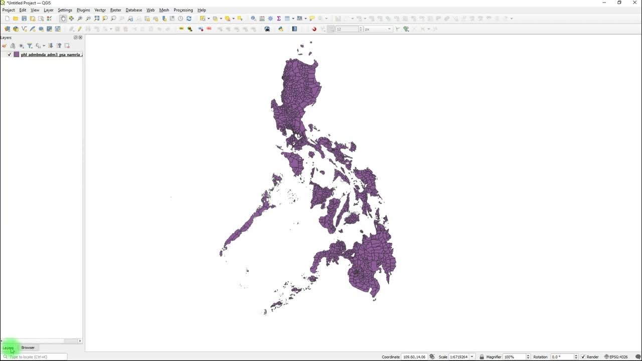 QGIS Exercise 2: Familiarization on the Graphics User Interface of QGIS ...