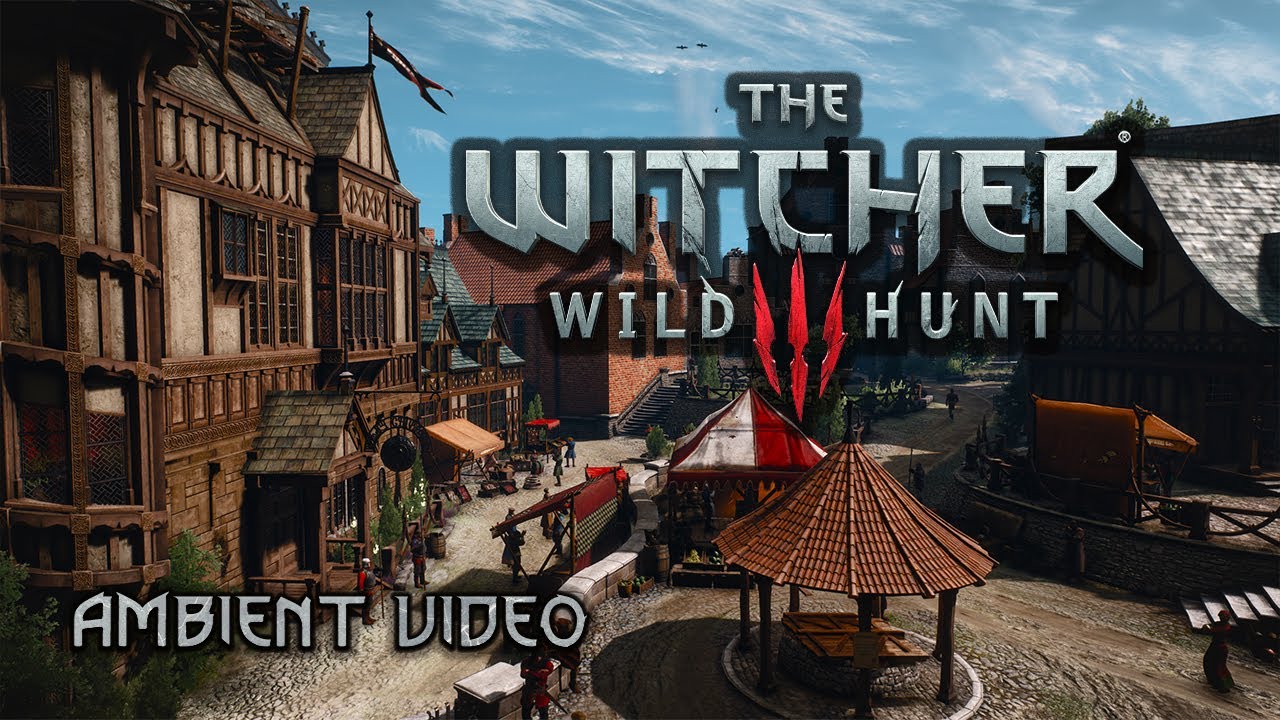 OXENFURT AT DAY AND NIGHT. 7 hours of 4k relax ambient game video from ...