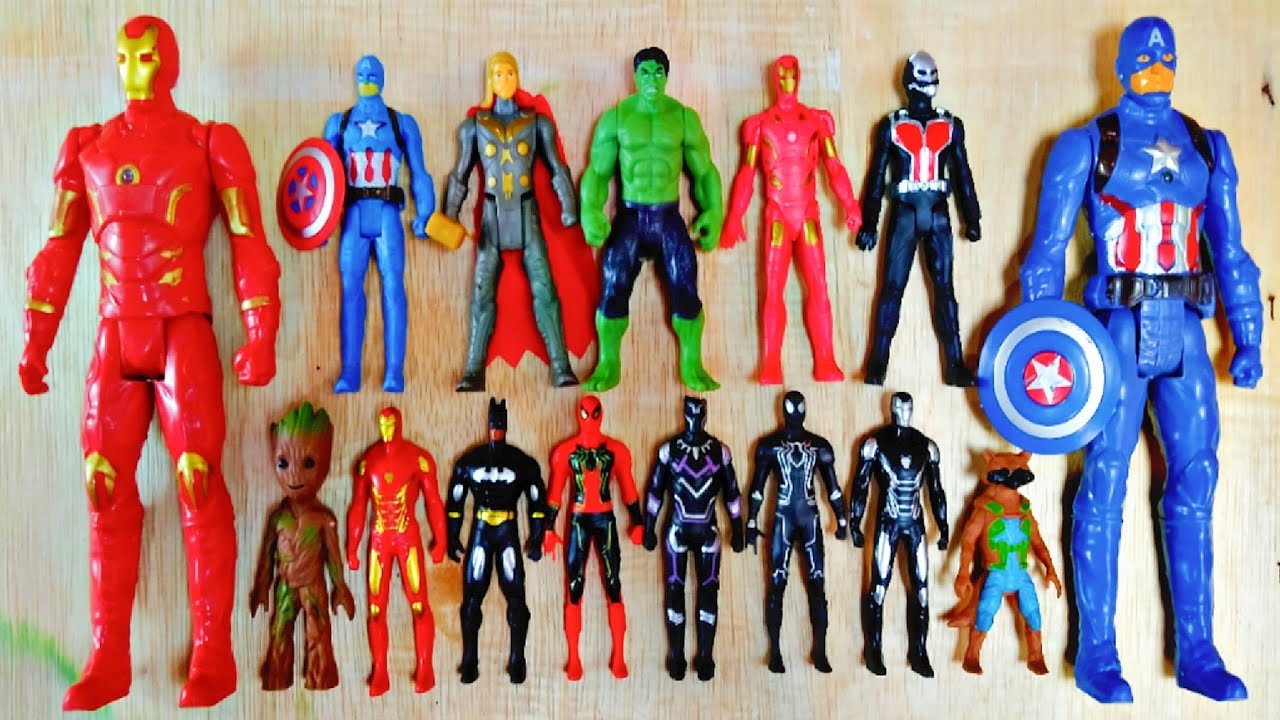 AVENGERS TOYS/Action Figures/Unboxing/Cheap Price/Ironman,Hulk,Thor ...