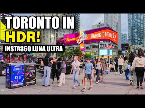 Downtown Toronto in HDR Walk | Insta360 Luna Ultra Dolby Vision Test