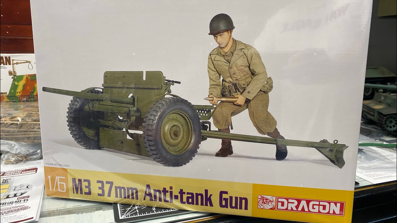 M3 37MM Anti-Tank Gun open box review - YouTube