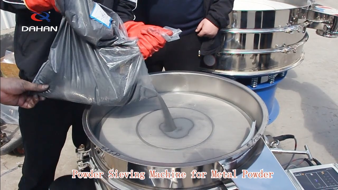 Powder Sieving Machine for Metal Powder - YouTube