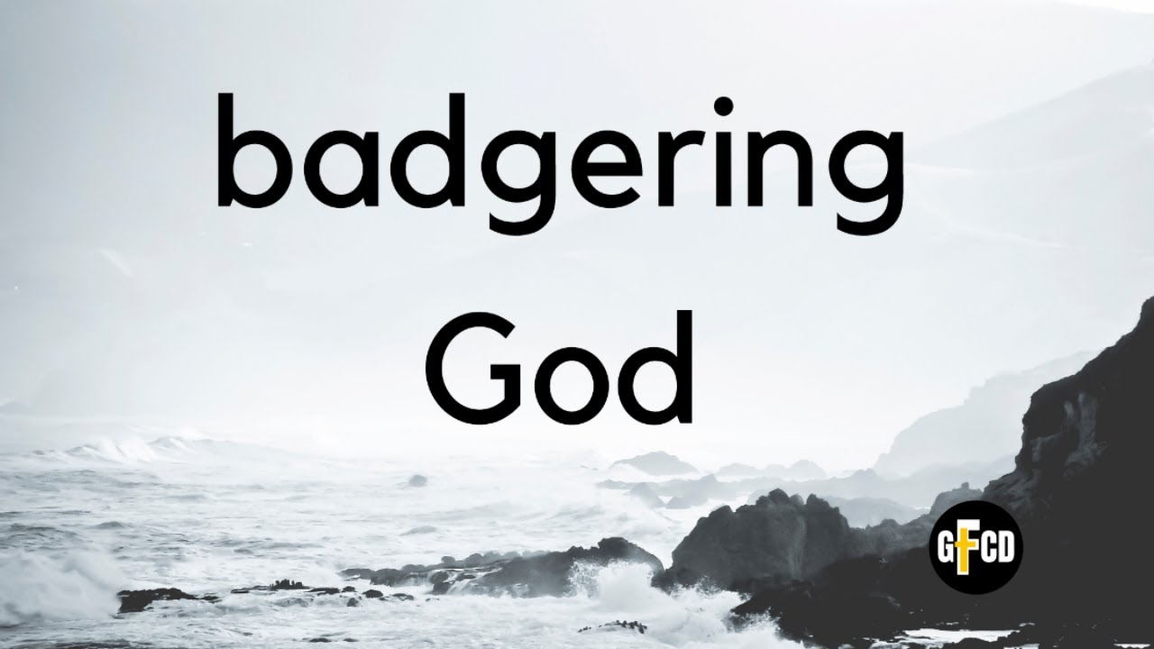 BADGERING GOD - GFCD - YouTube
