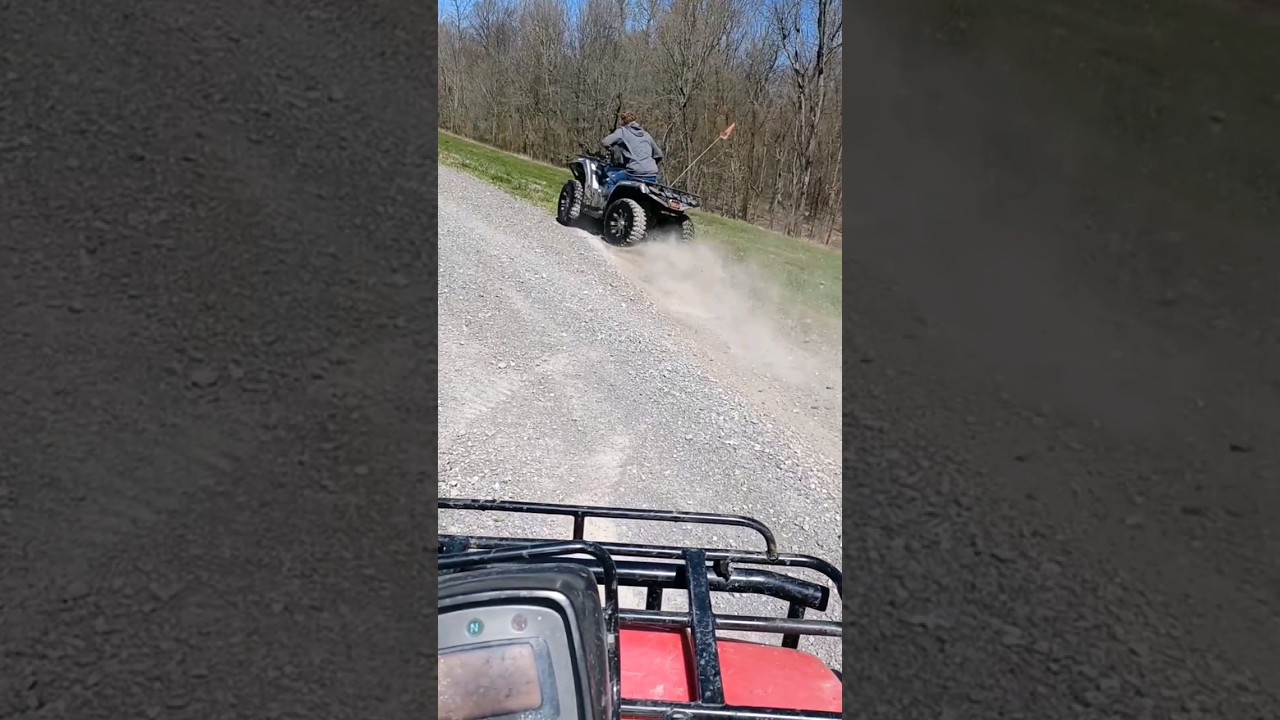 Old Man Almost Flipped Four-Wheeler - YouTube