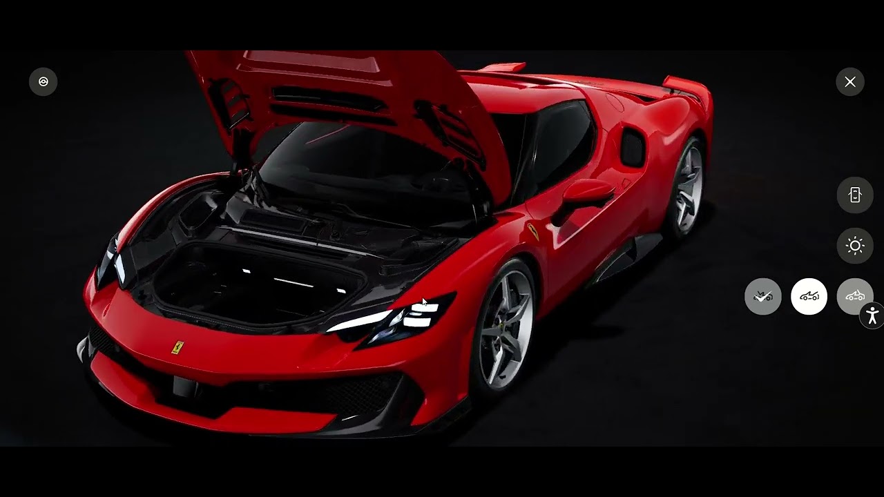 FERRARI 296 SPECIALE - 360 degrees view - YouTube