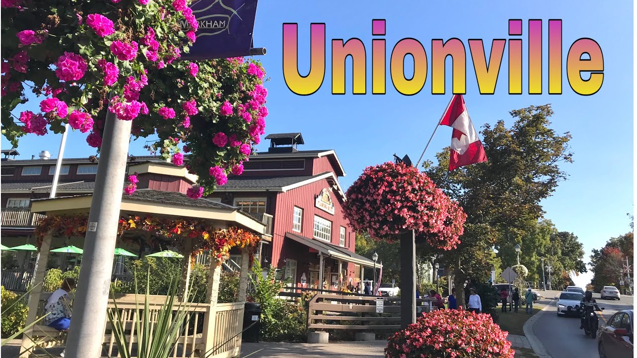 [4K] UNIONVILLE, Markham, Ontario | Quaint Little Village near Toronto ...