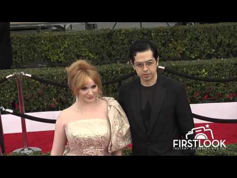 Christina Hendricks arrives at the 2016 SAG Awards