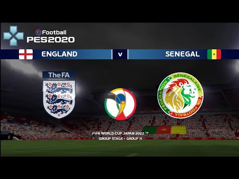 PES 2020 [PSP] Copa do Mundo - 🏴󠁧󠁢󠁥󠁮󠁧󠁿 Inglaterra v. Senegal 🇸🇳 (Grupo ...
