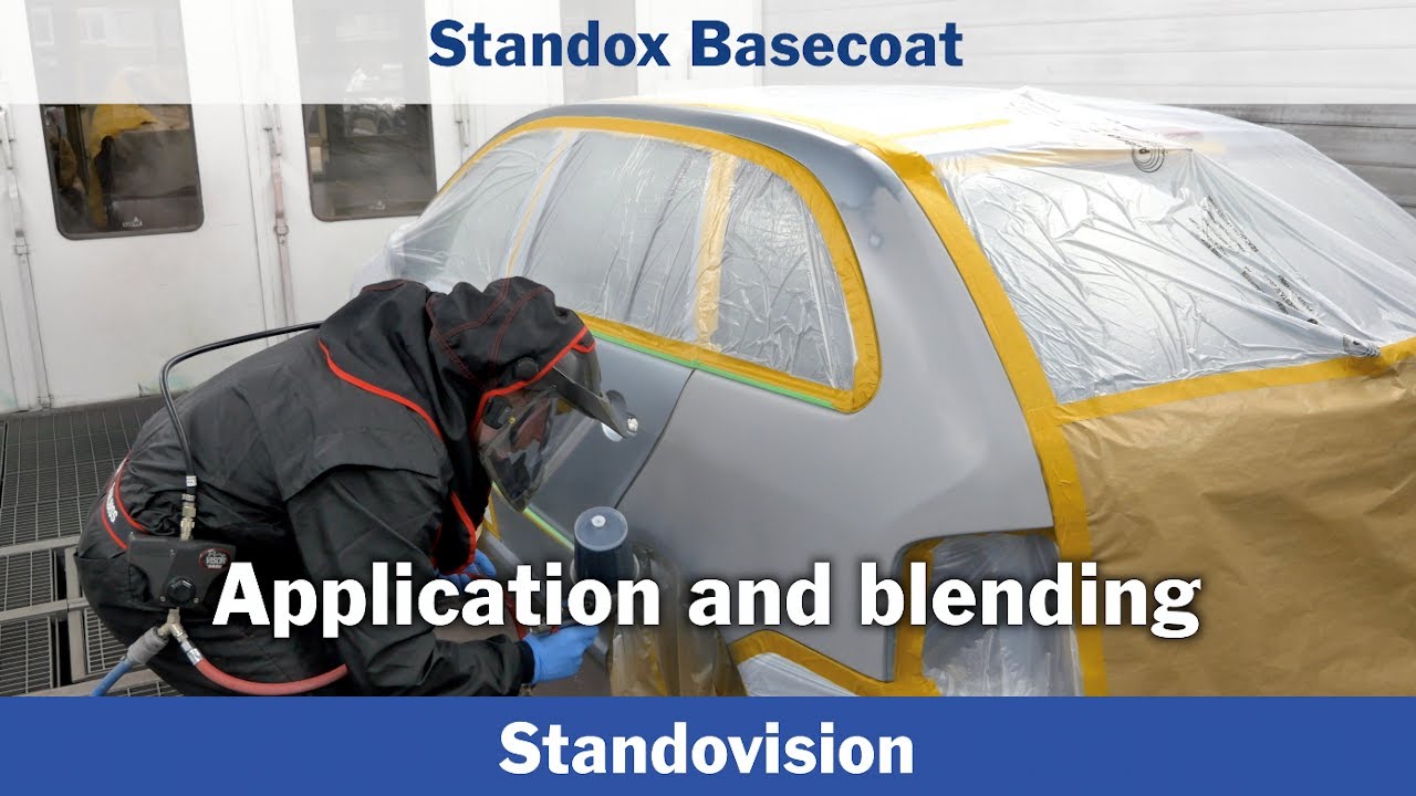 Application and blending - Standox Basecoat - YouTube
