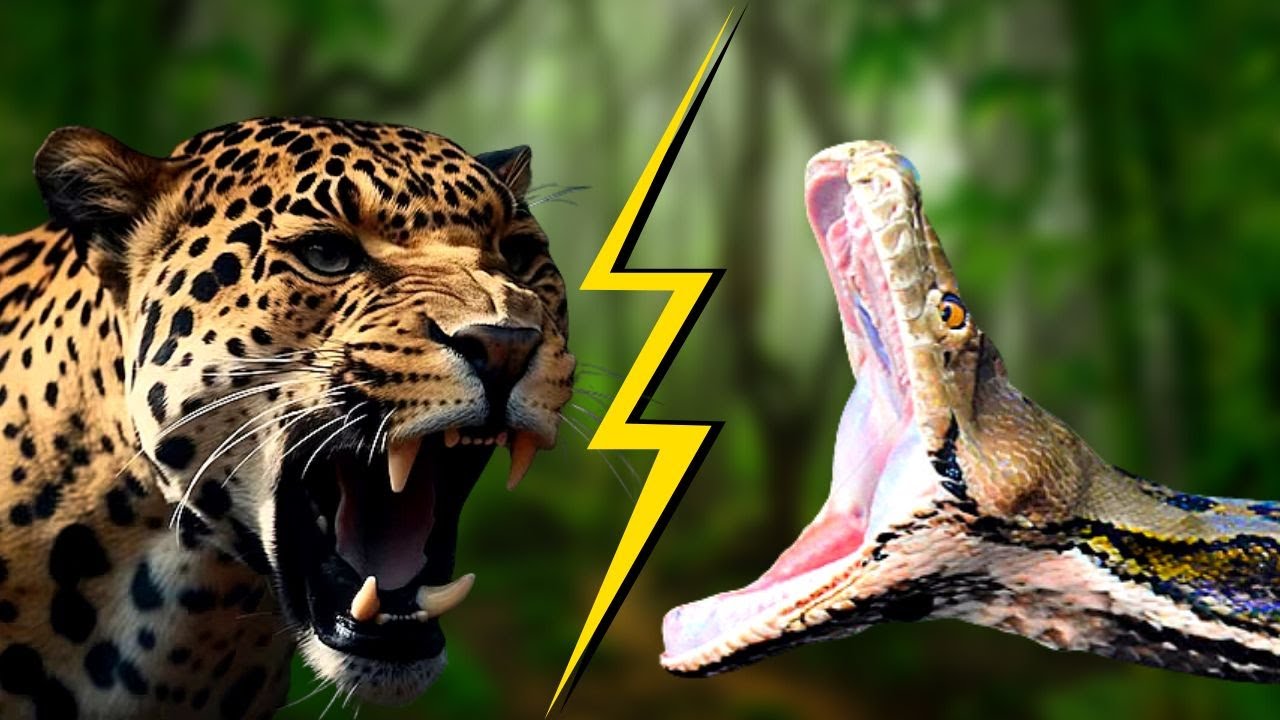 COBRA ATACANDO LEOPARDO | MAIORES ATAQUES ANIMAL - YouTube