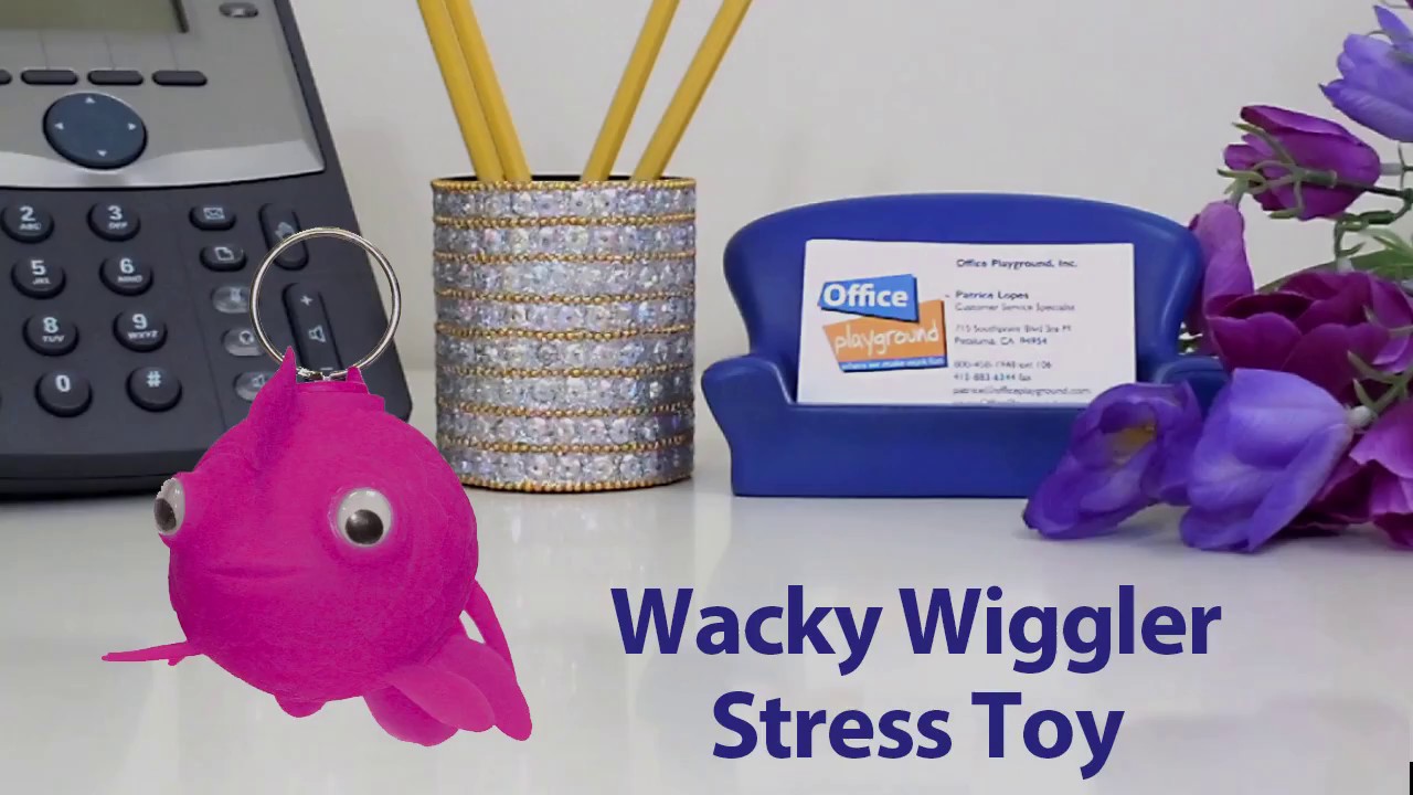 Wacky Wiggler Stress Toy - YouTube
