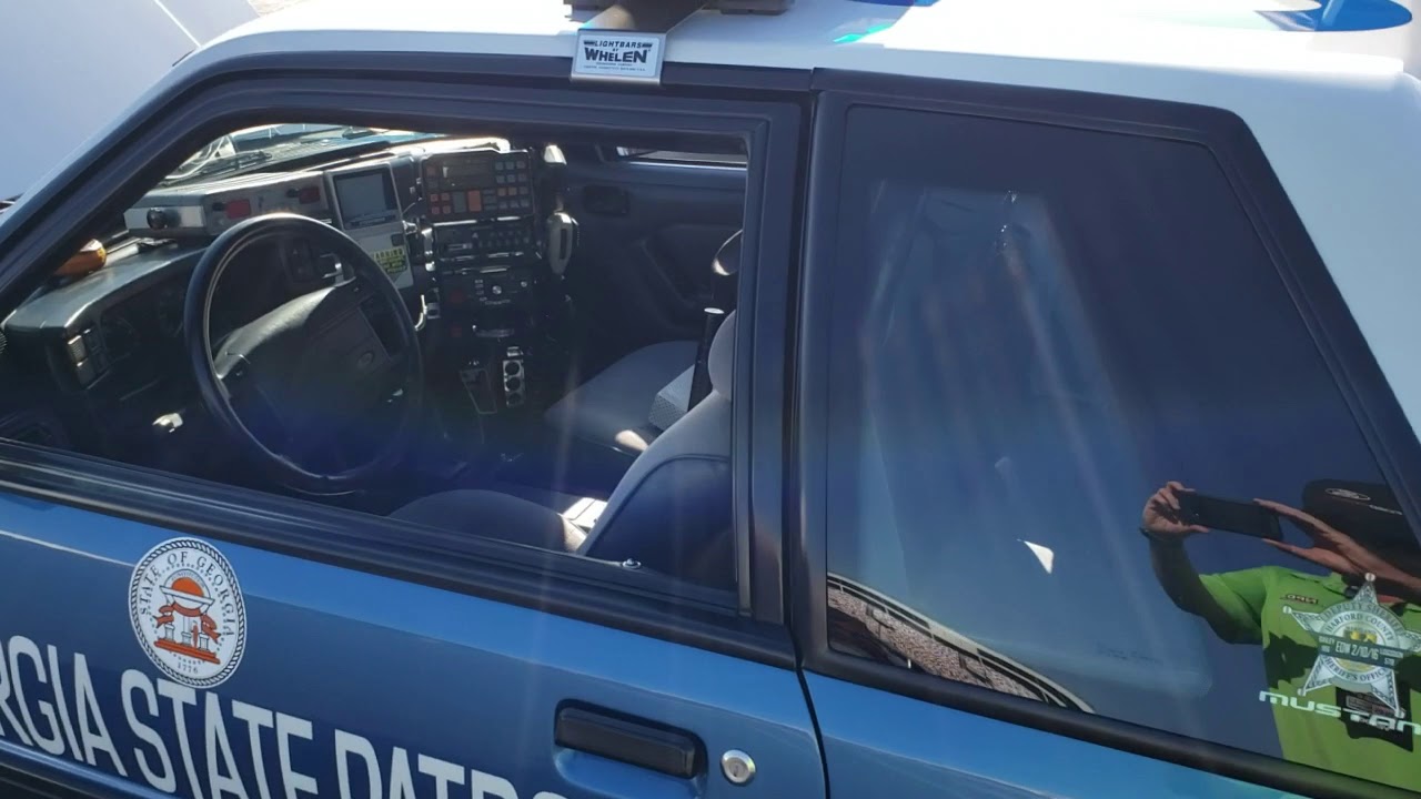 1991 SSP Mustang Georgia State Patrol - YouTube