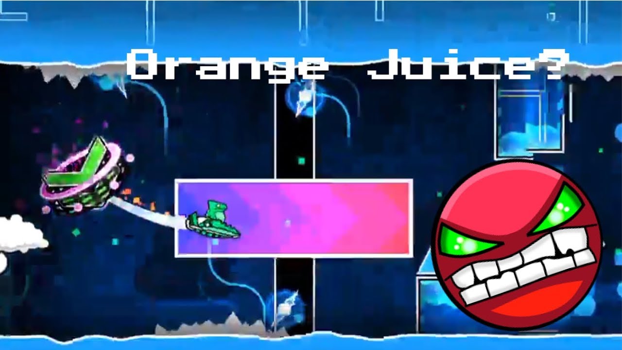 YES! Geometry Dash Orange Juice by Lemons Complete! - YouTube