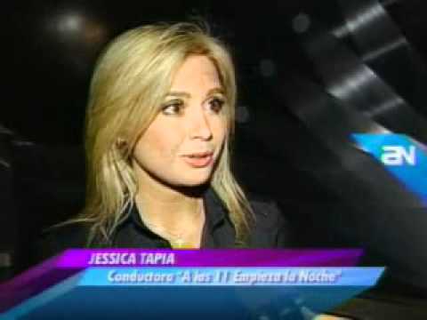 AMERICA NOTICIAS 22-11-2011 JESSICA TAPIA EN AMERICA TELEVISION - YouTube