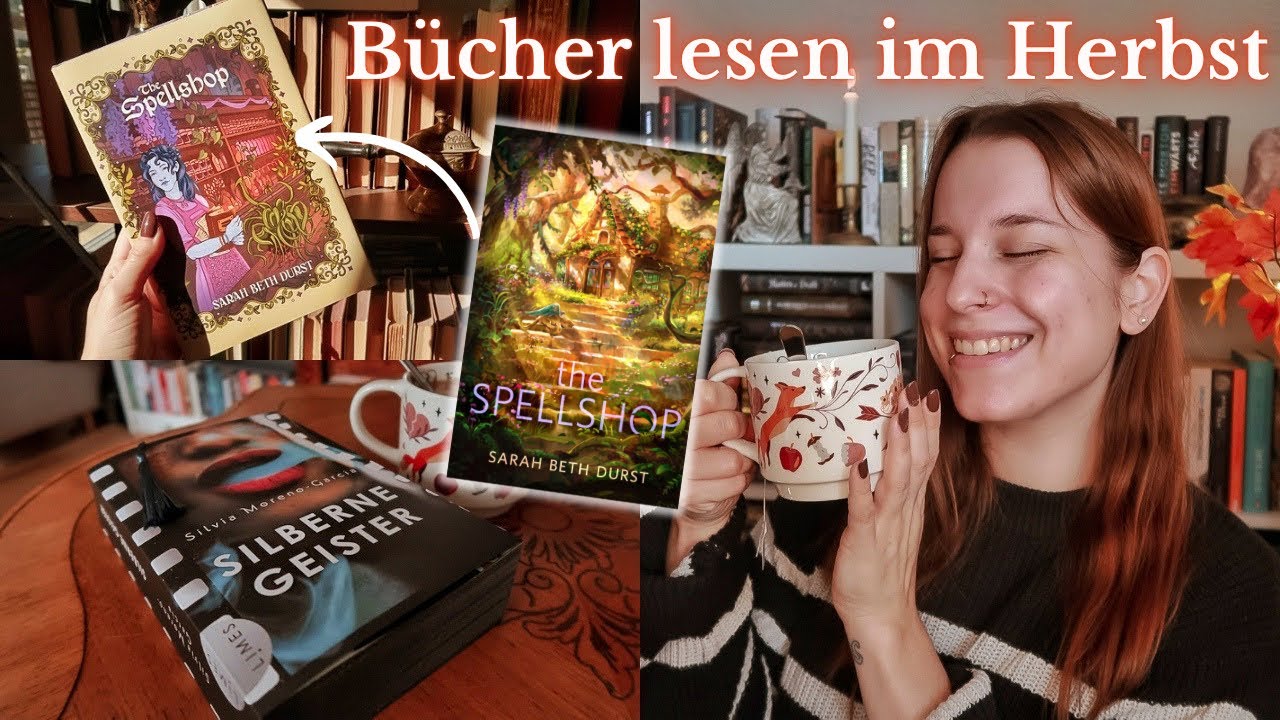 Lese-Vlog mit Cozy Fantasy & Geistern aus Horror Filmen🍂| The Spellshop ...