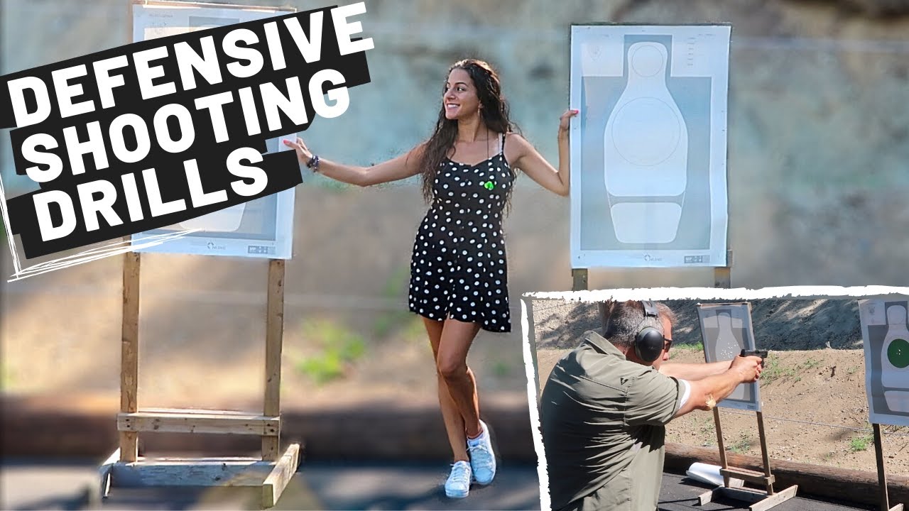 DEFENSIVE SHOOTING DRILLS | Intro to self-defense shooting and how to ...