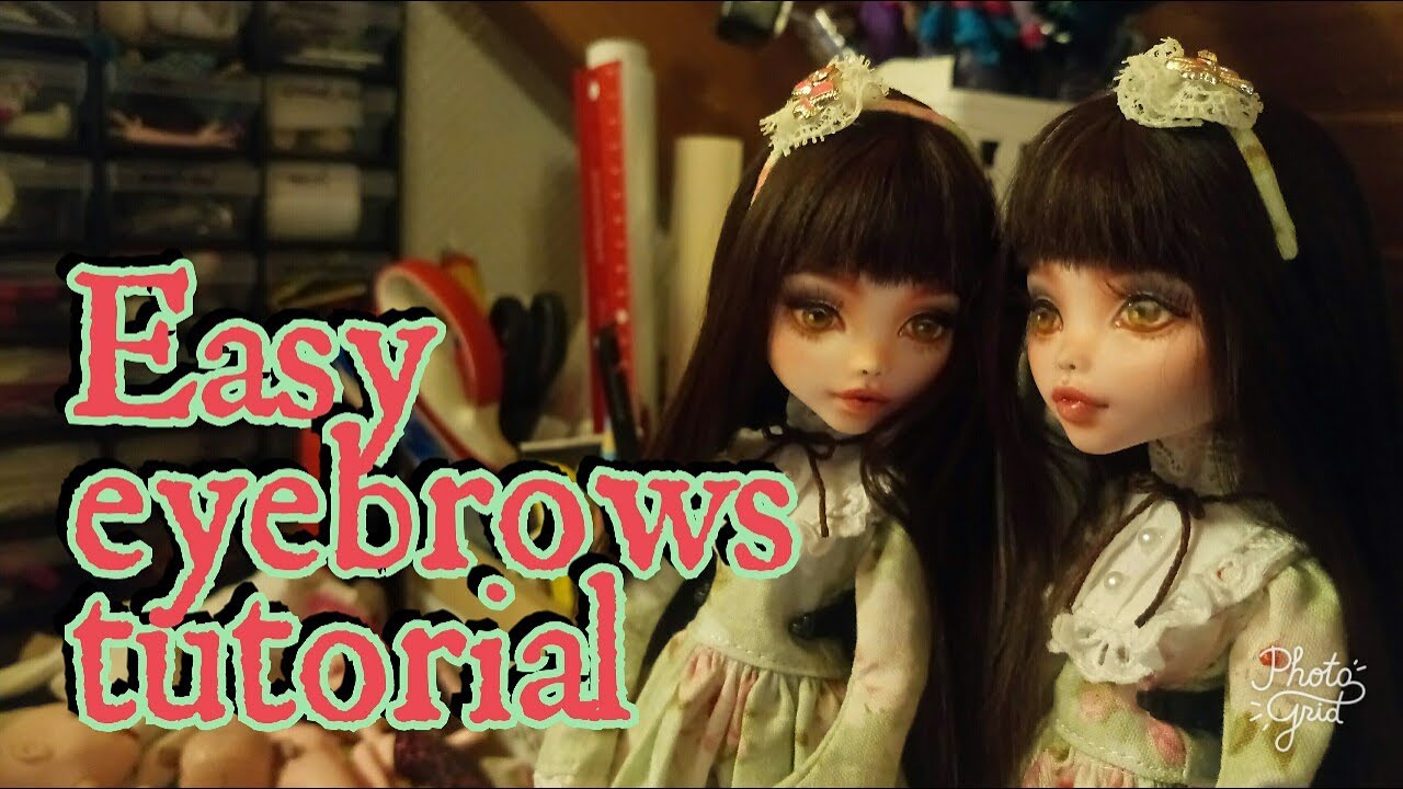 Easy eyebrows tutorial - YouTube