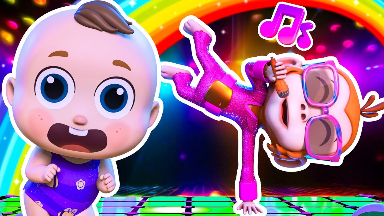 The Wiggle Dance | Fun dance Song For Kids | Monkey Dance | Nursery Rhymes & Kids Songs |Little ...