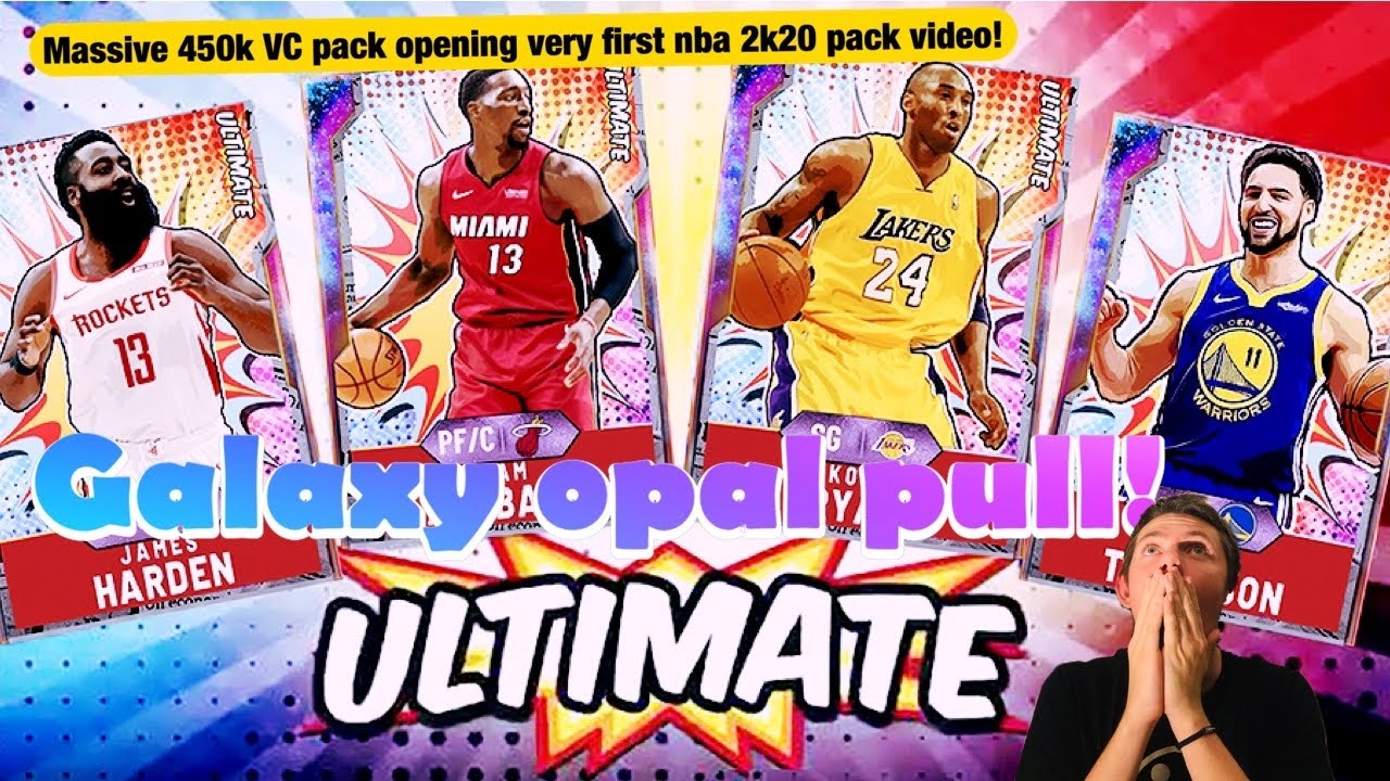 Massive 450k VC NBA 2k20 pack opening! Galaxy opal pull?! - YouTube