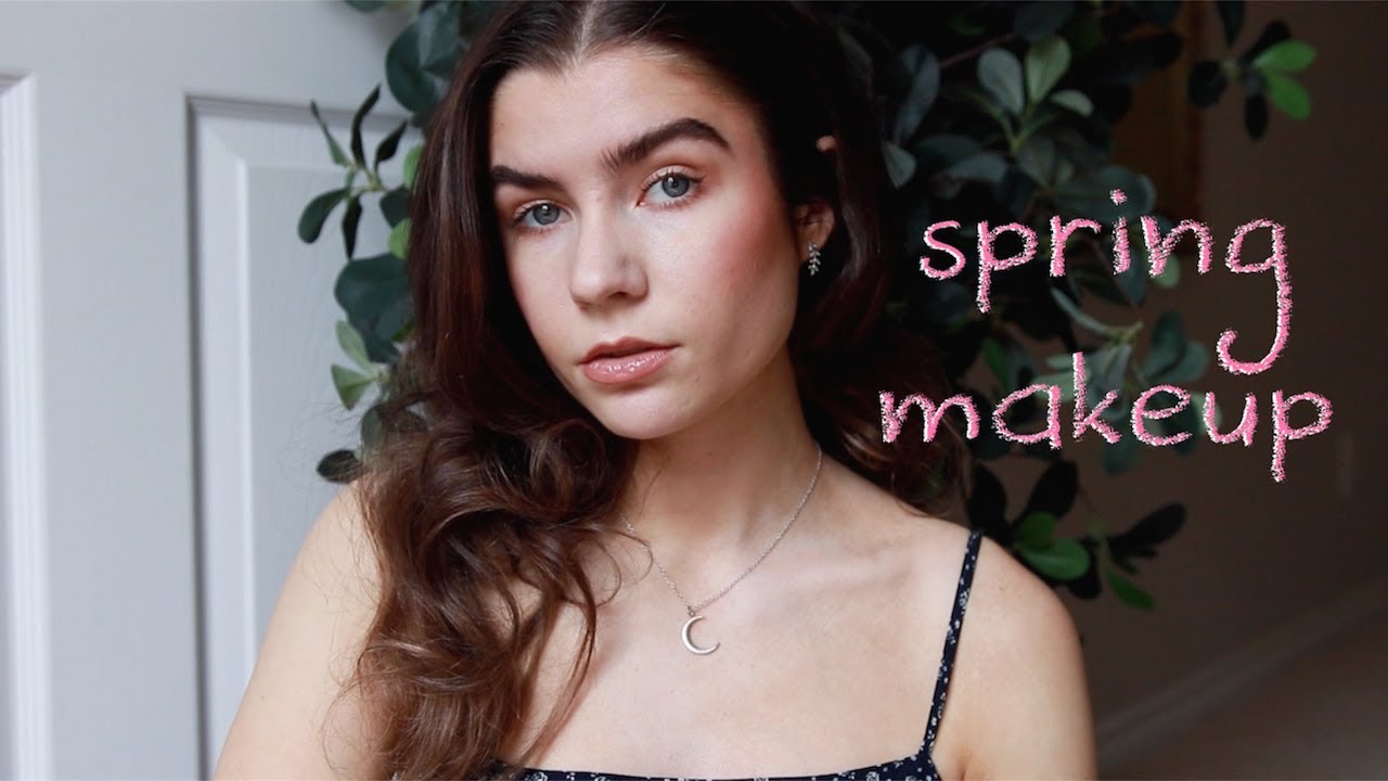 NATURAL EVERYDAY SPRING MAKEUP - YouTube