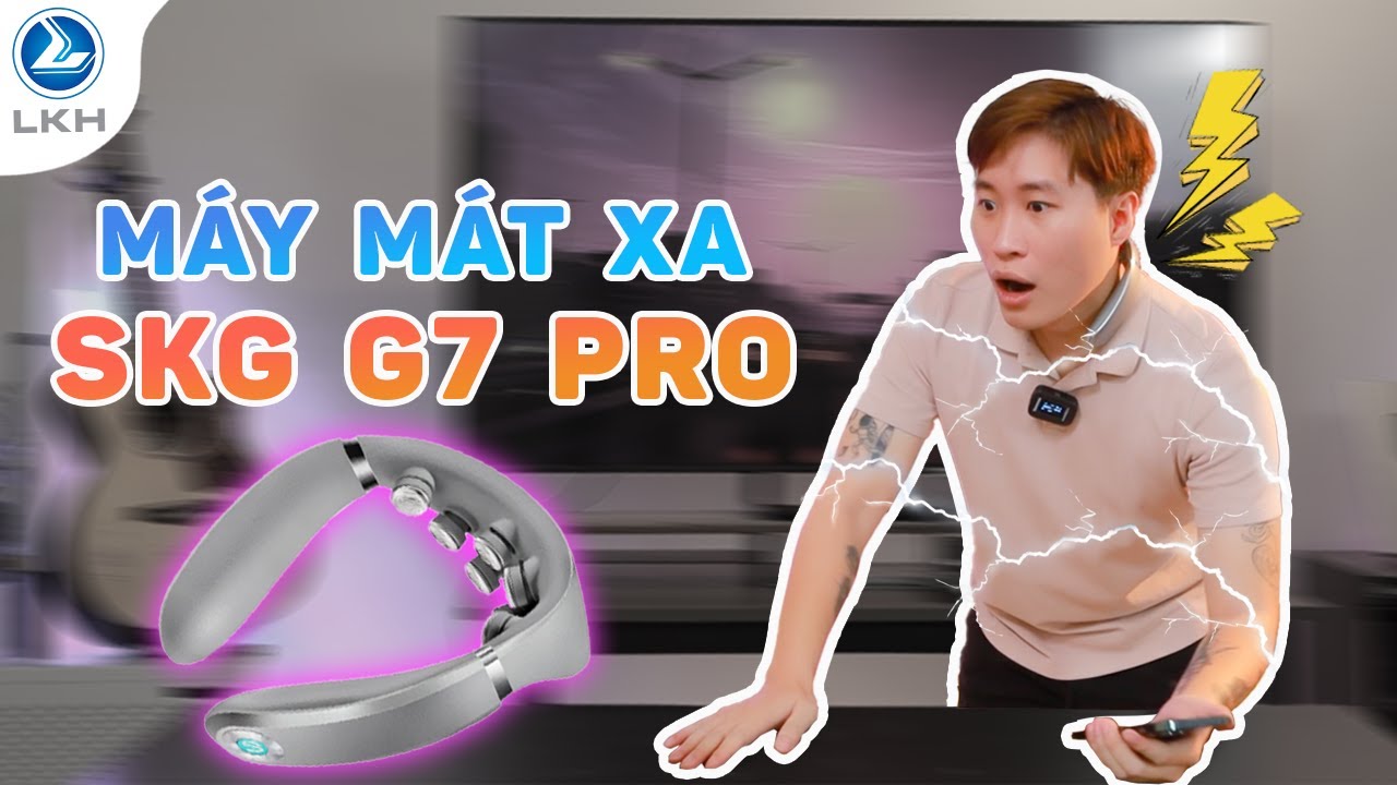 Long Khoa Học | Review Máy Massage Cổ SKG G7 Pro công nghệ sung điện | LKH Studio - YouTube