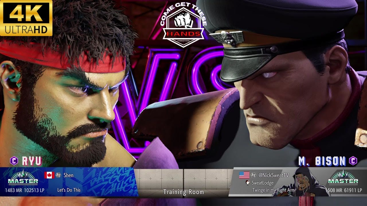 Ryu Vs M Bison | Master League Ranked Match | Street Fighter 6 - YouTube
